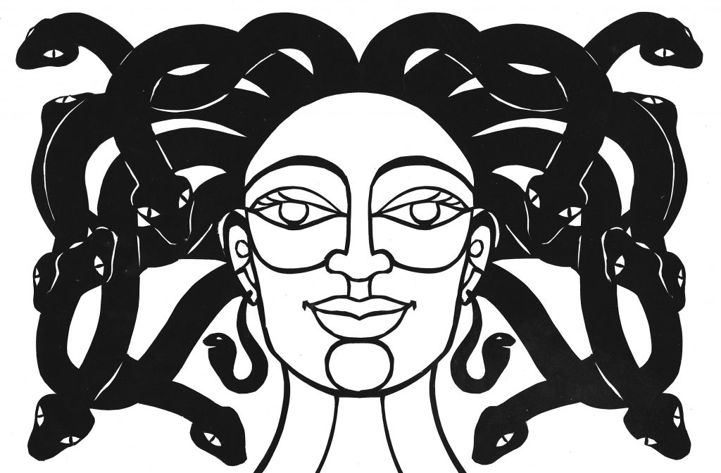 Medusa Papercut – JKMosaic