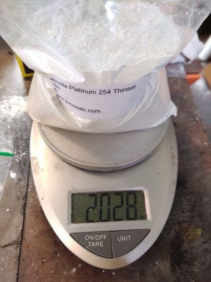 2+ lbs Laticrete thinset -Platinum 254 – JKMosaic